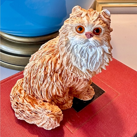 Stone Critters | Accents | Vintage 985 Stone Critters Orange Persian ...